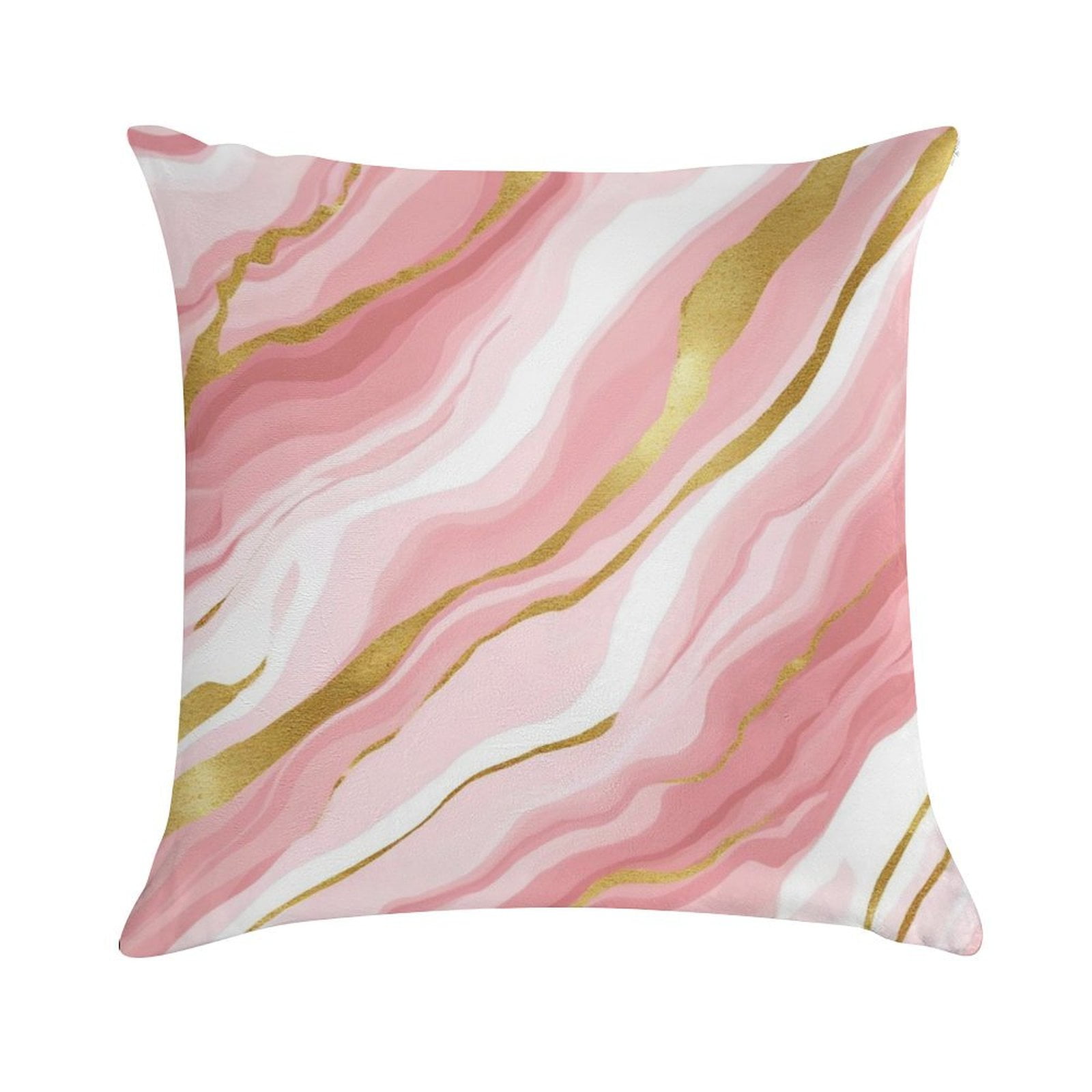 Pink And Gold Marble Texture Pillow Covers,Pink And Gold Marble Texture ...