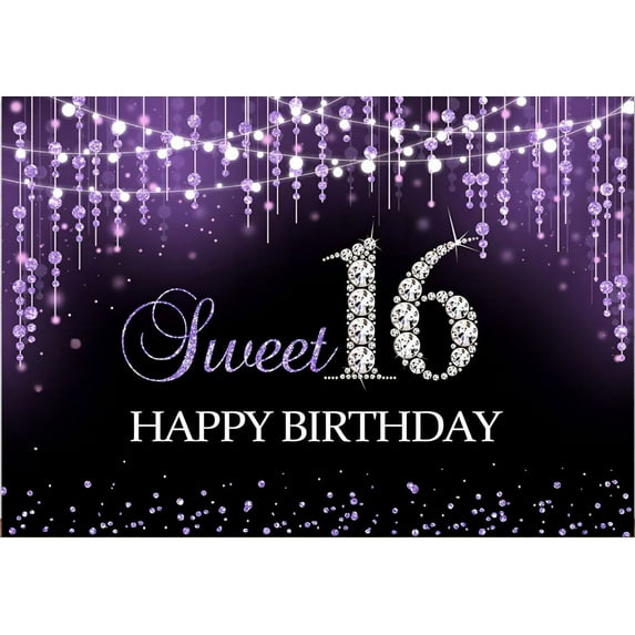 Pink Golden Sweet 16 High Heels Birthday Backdrop for Photography Shiny ...