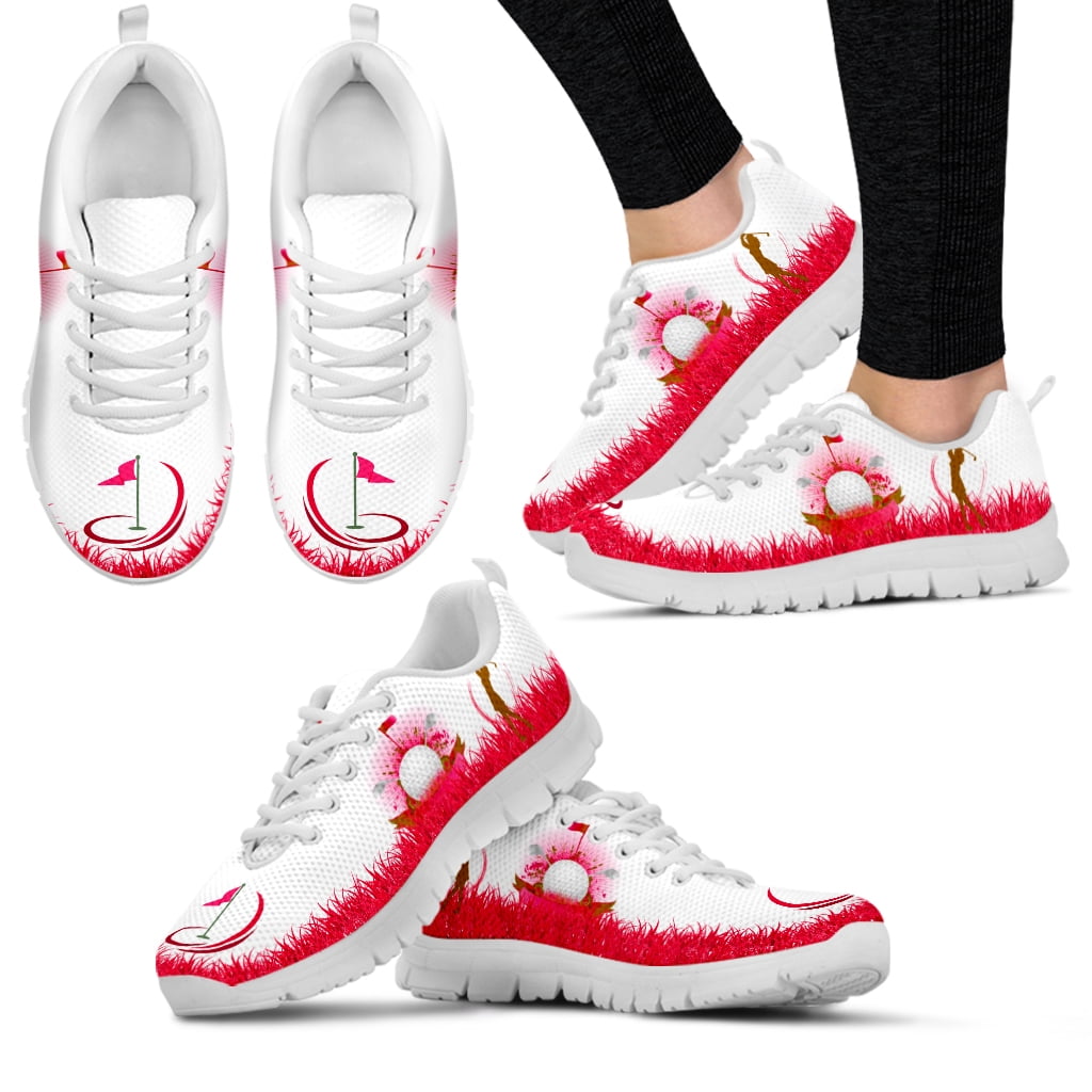 Pink Golf Course Design Luxury Sneakers Comfortable Golf Game Shoes ...
