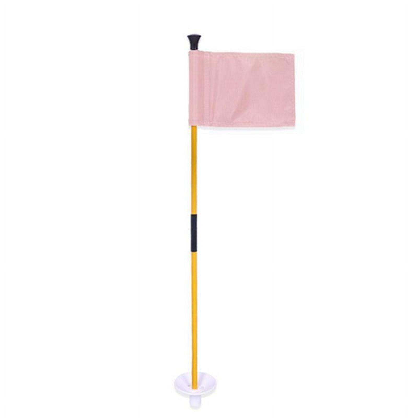 Pink Golf Green Flag, Two-Section Detachable Flagpole, Easy to Carry ...