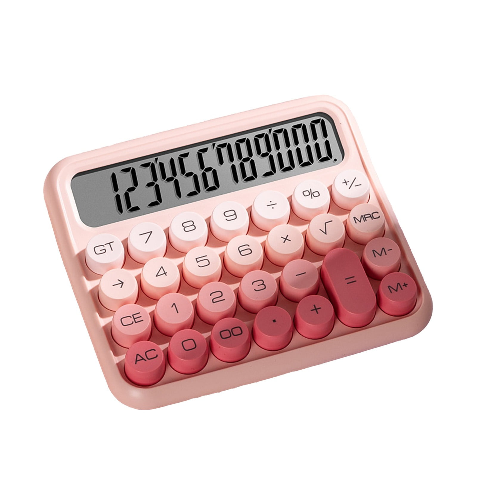 Pink Gradient Large Silent Calculator For Student Arithmetic Multi ...