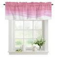 Pink Gradient Valances for Windows, Watercolor Abstract Pink Gradient ...