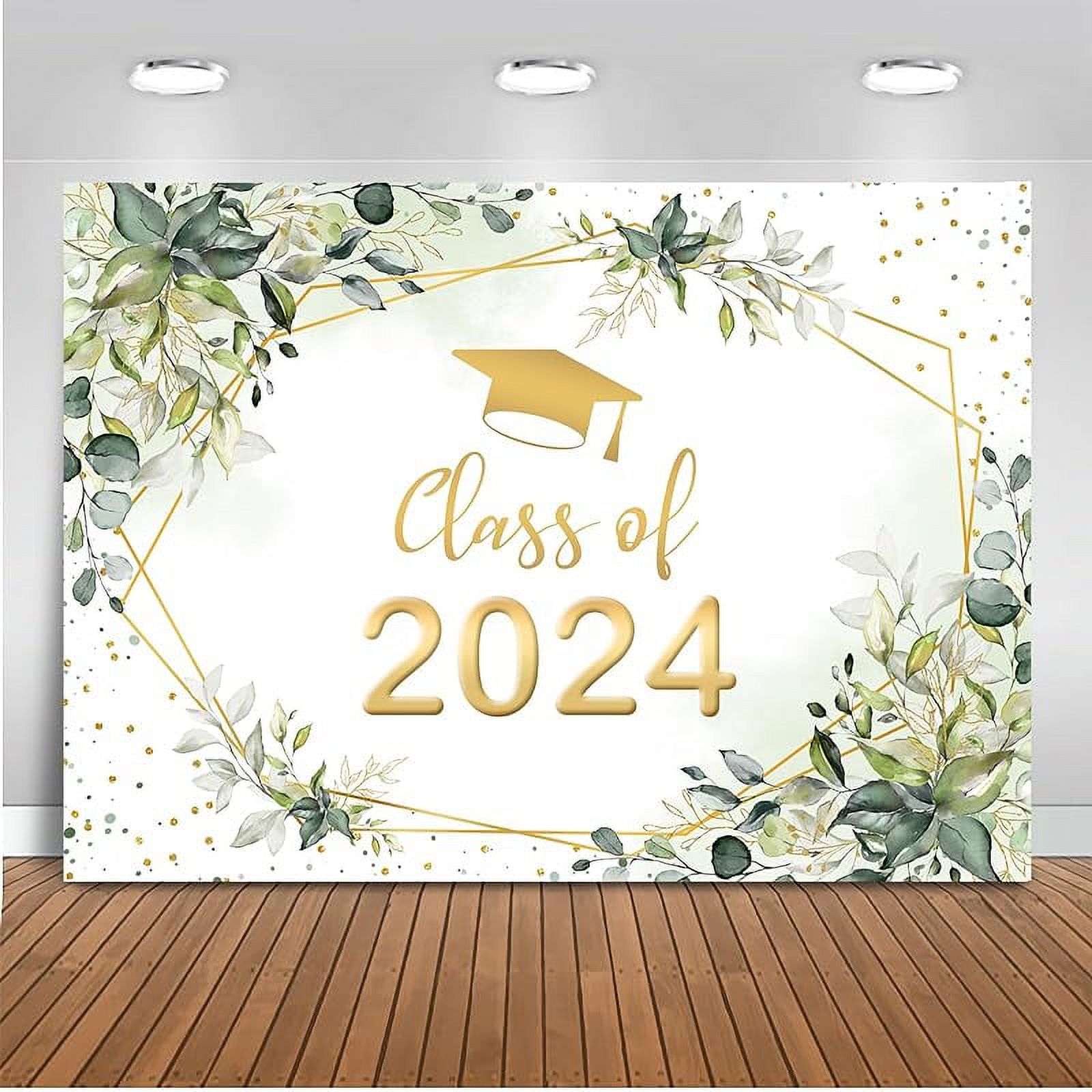 Pink Graduation Backdrop Class of 2024 Graduate Party Background Pink ...