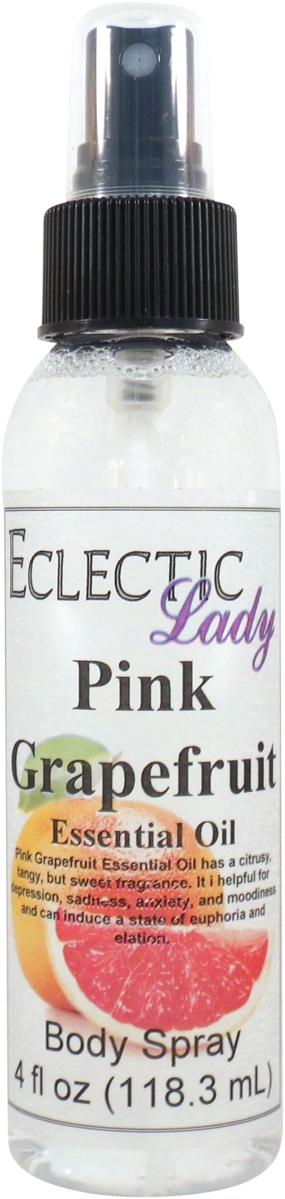 Pink Grapefruit Body Spray, Eclectic Lady, Hydrating Mist, Unisex, 4 oz ...