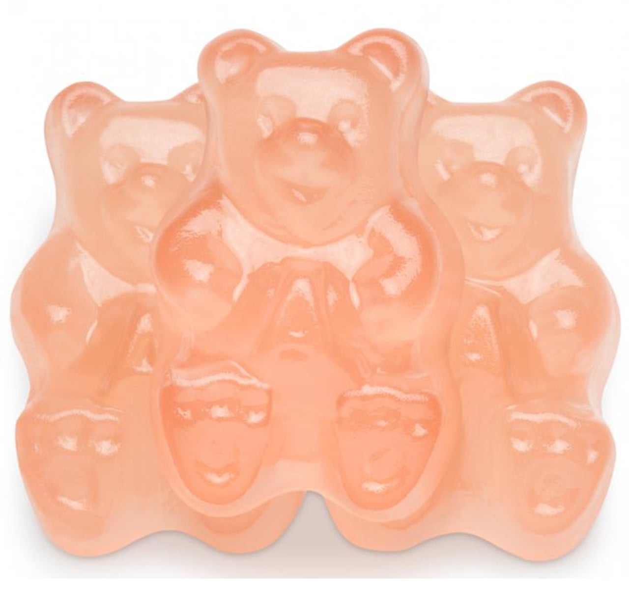 Pink Grapefruit Gummi Bears 1 lb - Walmart.com