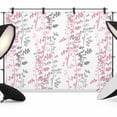 Pink and Grey Leaf Photography Backdrop 7x5FT, Abstract Farmhouses ...