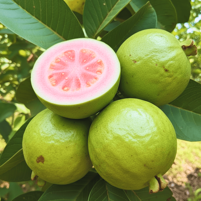 Pink Guava Plants Live, Tropical Strawberry Guava, Cold Hardy Live ...
