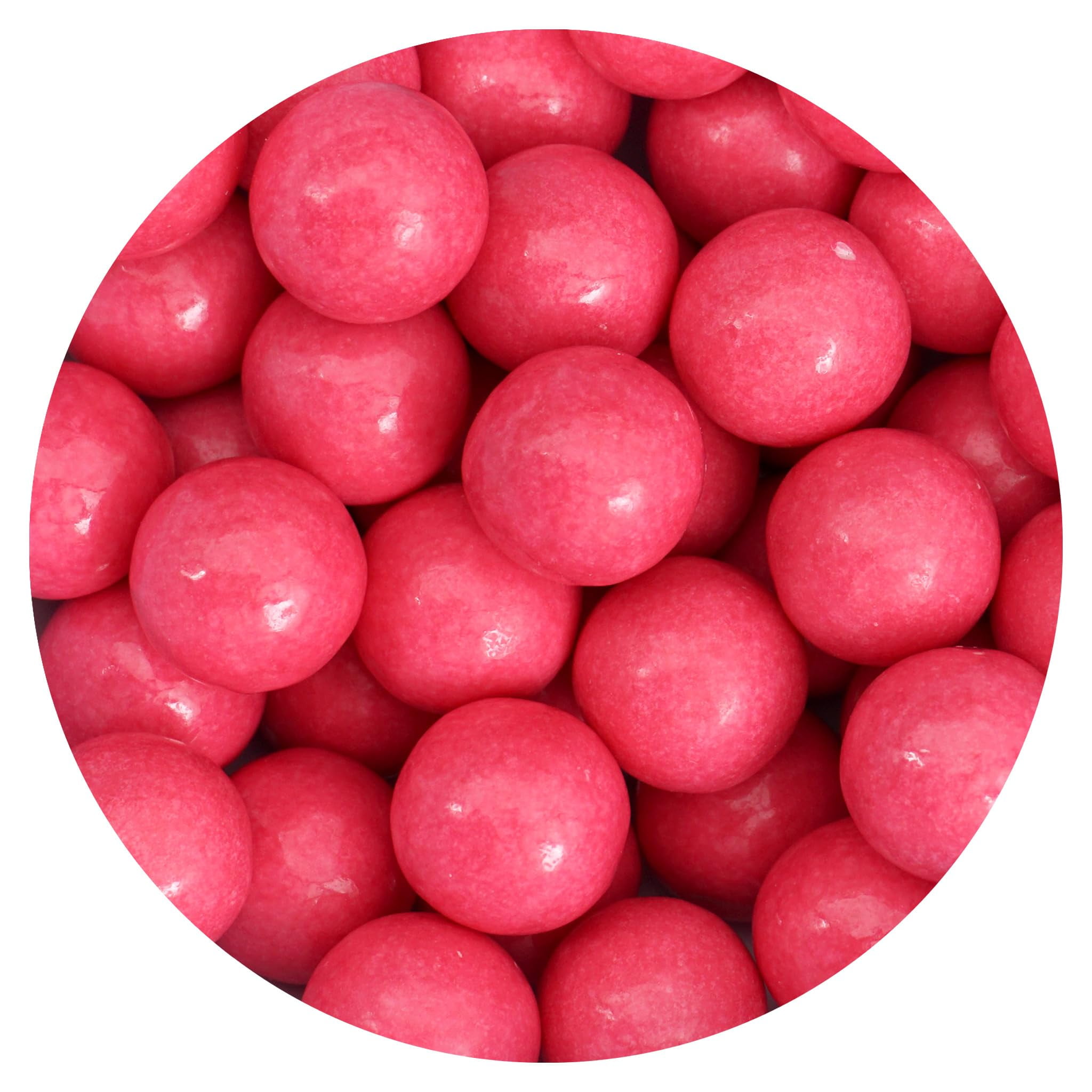 Pink Gumballs 1 Inch Gumballs, 2 Pound Bulk Bag (Approx. 110 Pieces ...