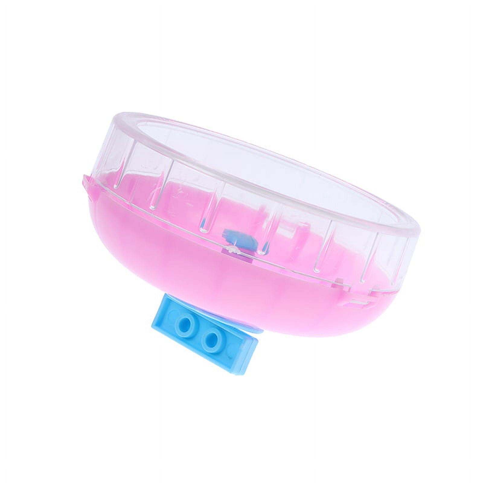 (Pink) Hamster Wheel Small Animal Running Disc Toys Cute Plastic ...