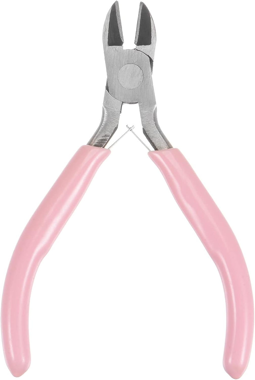 Pink Handle Wire Cutters 4.5 Inch, Diagonal Cutting Side, DIY Crafts ...