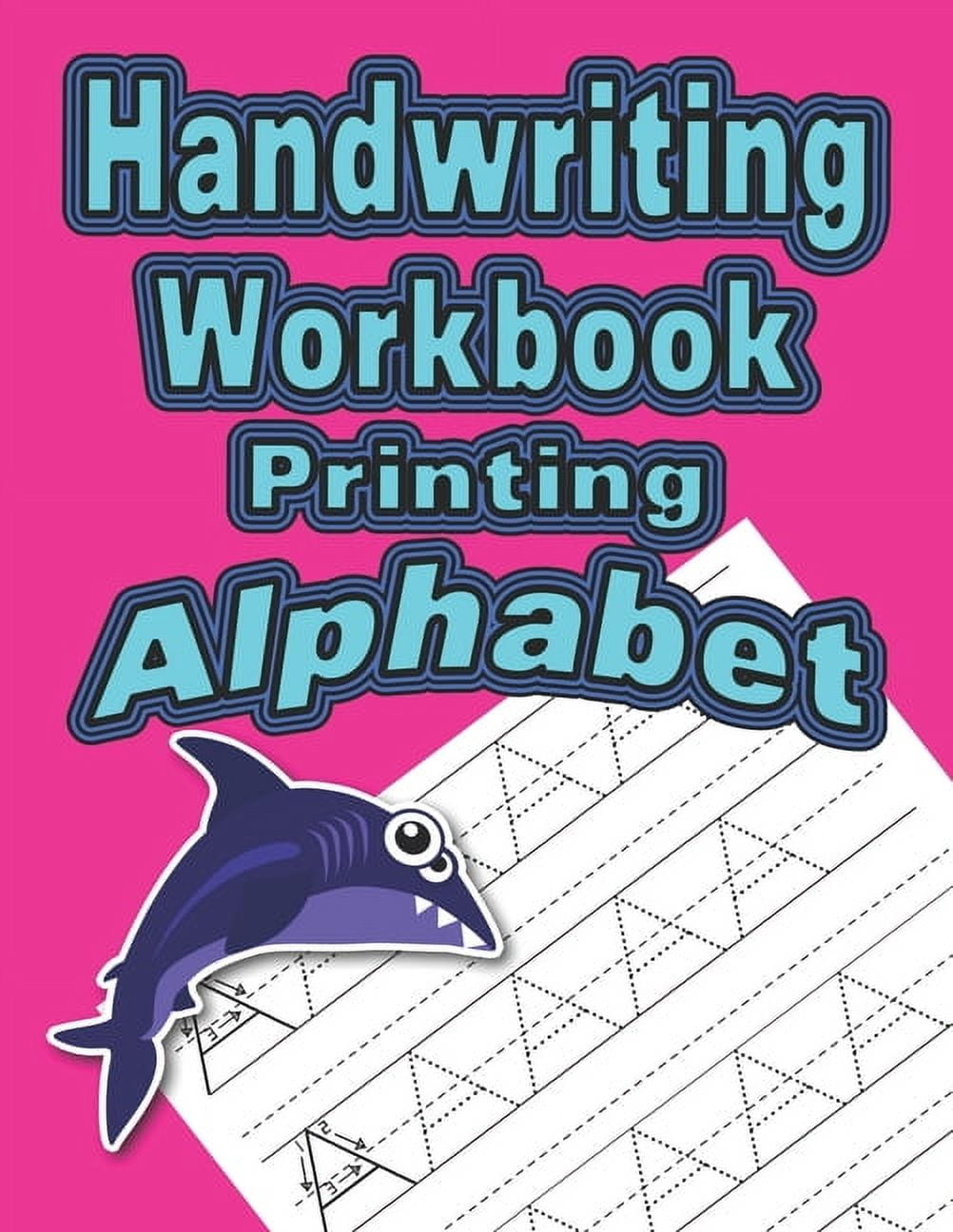Pink Handwriting Workbook: Printing - Alphabet, Book 1, (Paperback ...