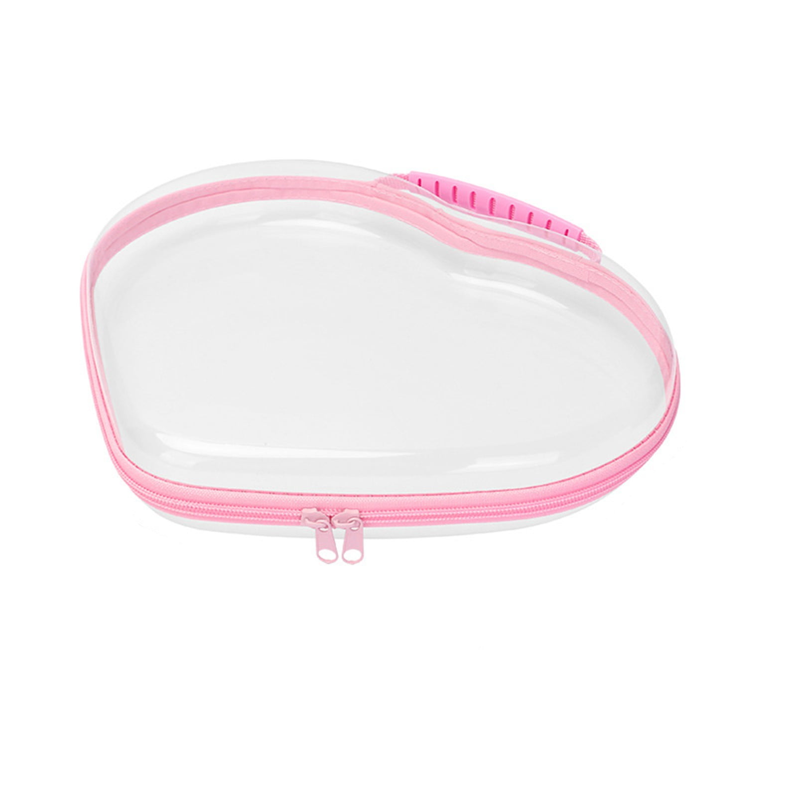 Pink Heart Shape Travel Compression Storage Bag Set, Expandable Luggage ...