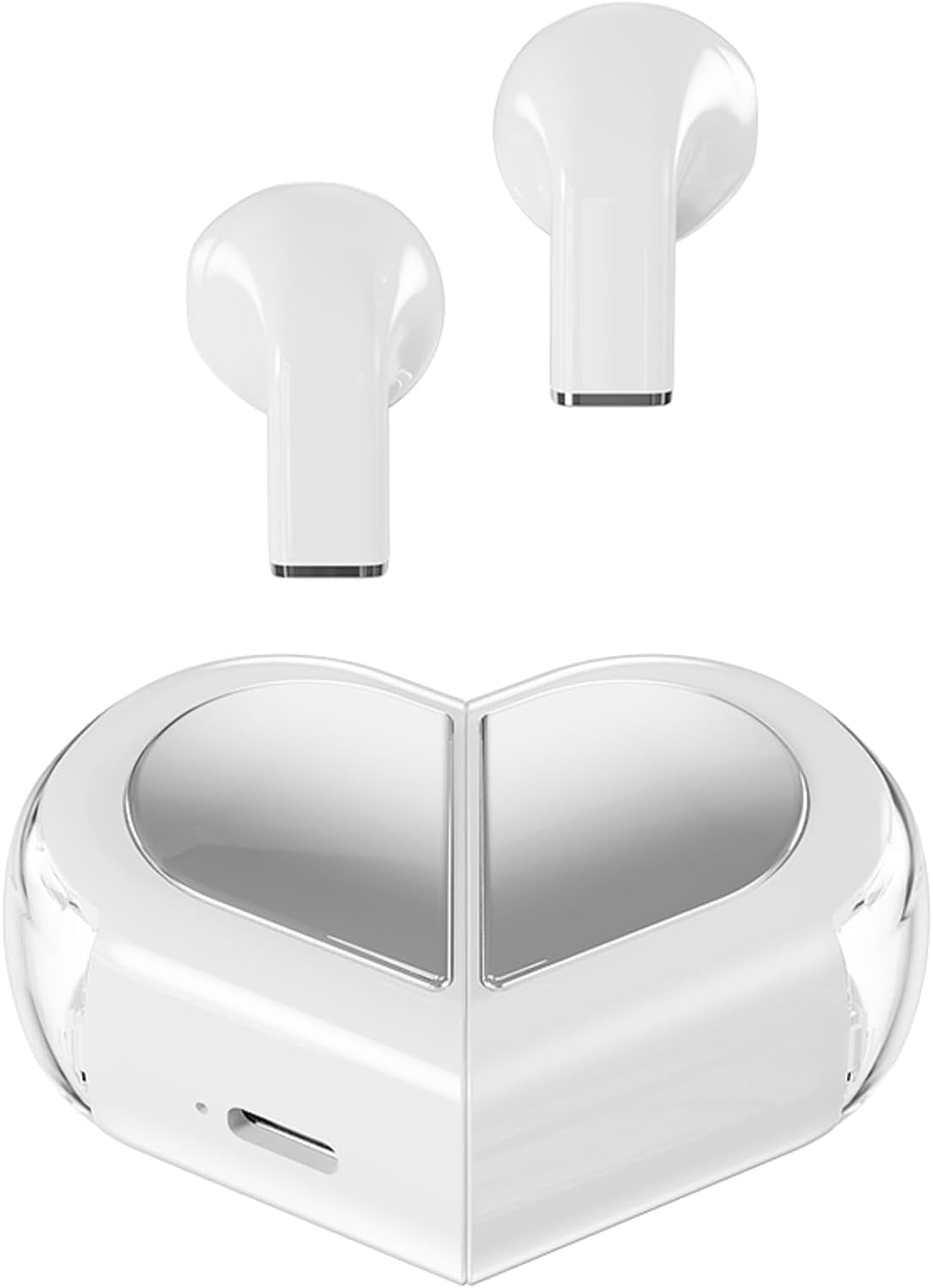 Pink Heart Wireless Earbuds for Girls Kids, Cute Small Mini Tiny ...