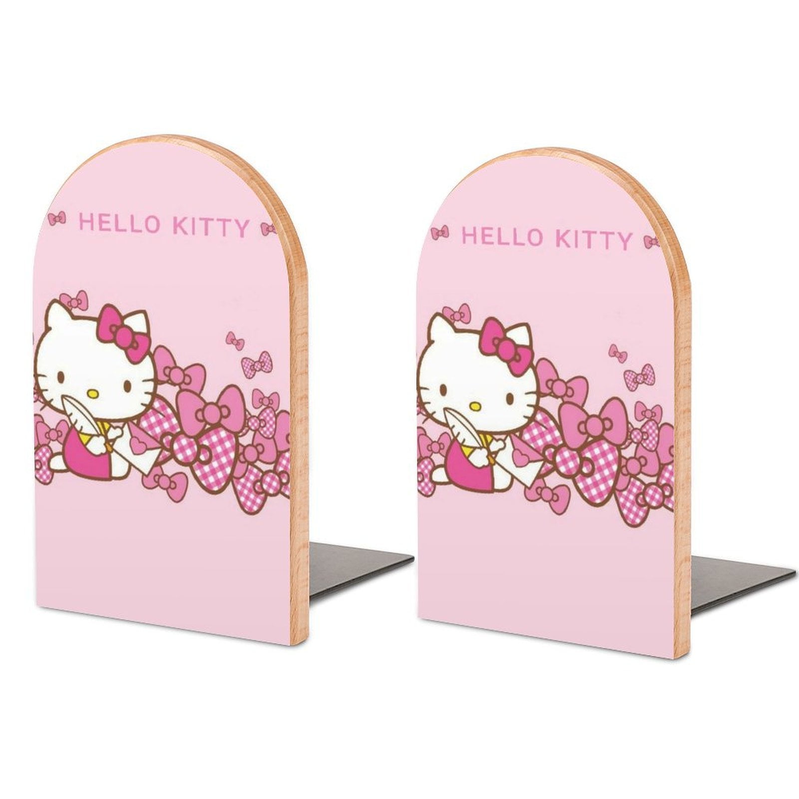 Pink Hello Kitty Book Ends Bookends for Shelves to Hold Books Small Non ...