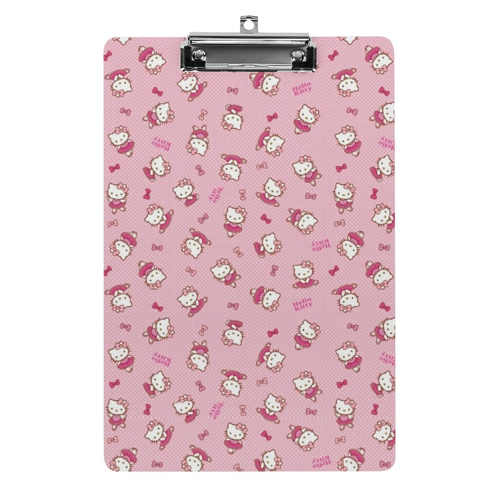 Pink Hello Kitty Bow Acrylic Clipboard A4 Size, Standard Letter Clip ...