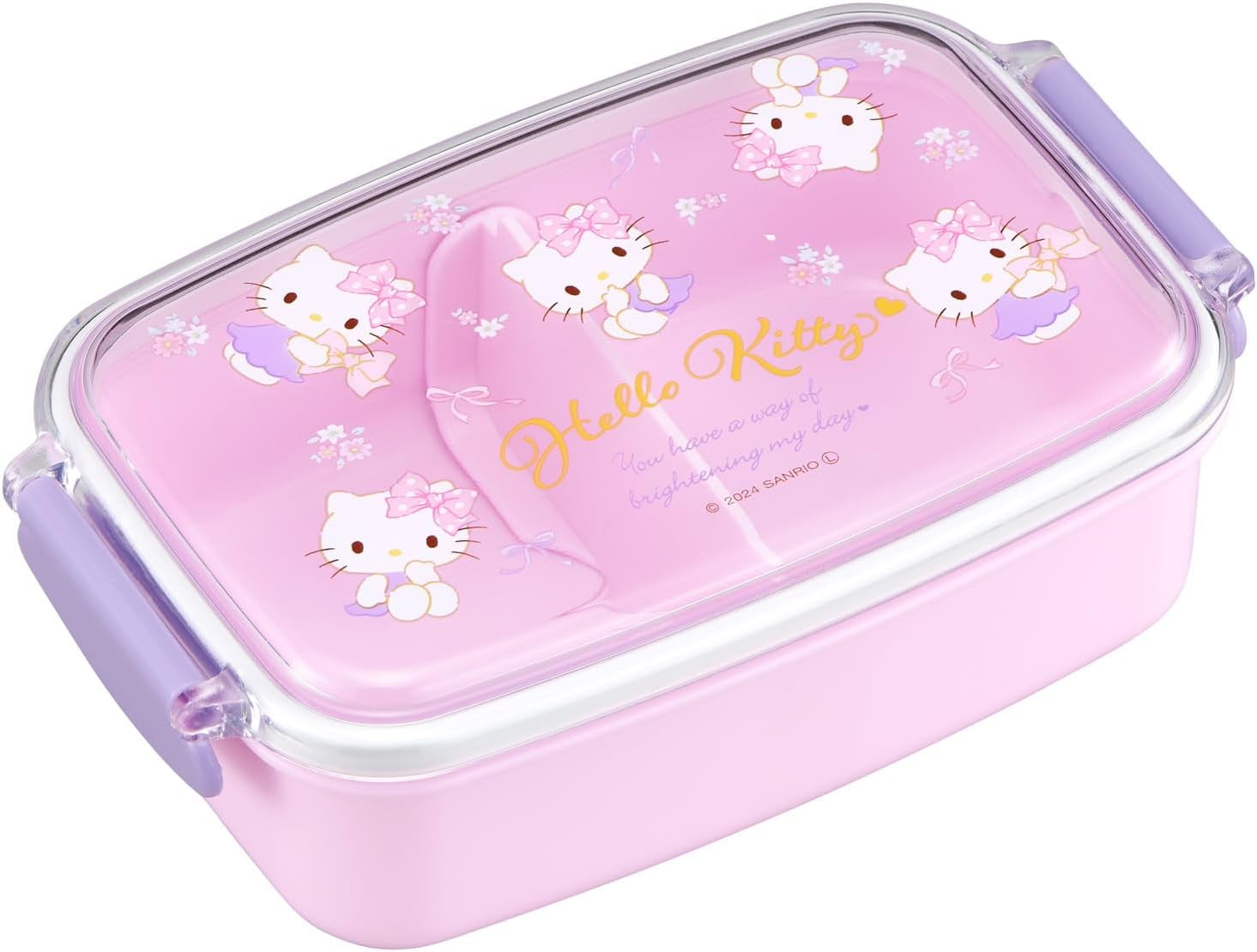 Pink Hello Kitty Lunch (Bento) Box from Japan. Cute Kitty with Ribbons ...