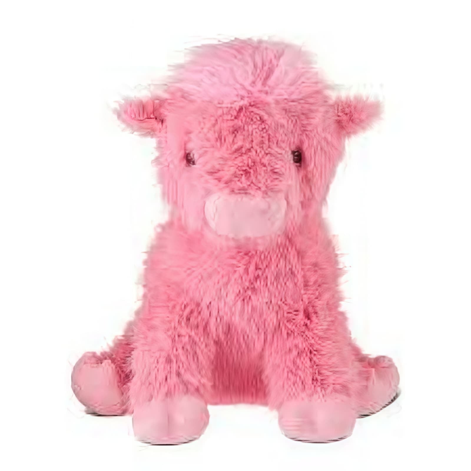 Pink Highland Cow Plush,20inch Cute Cow Plush Stuffed Animal Doll,Pink ...