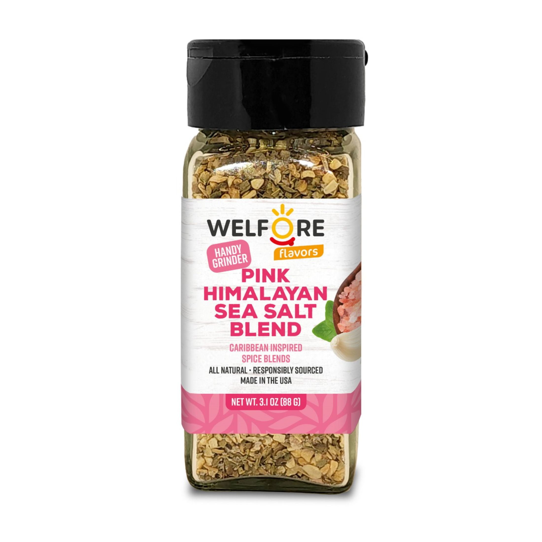 Pink Himalayan Sea Salt Blend, Exquisite Caribbean Spice Mix, Organic ...