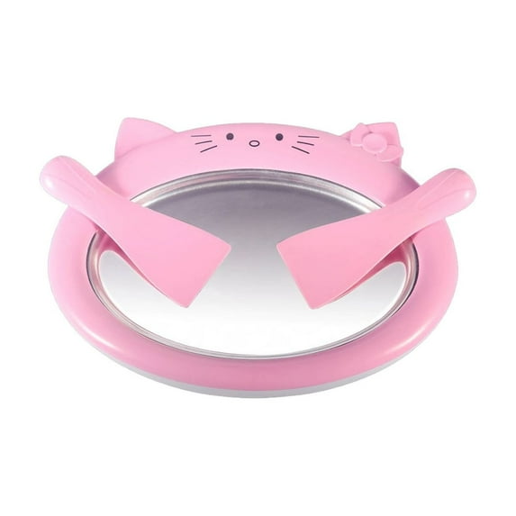 Pink Home-Made Mini Ice Children Homemade Ice Cream Ice Maker Tray Pink ...