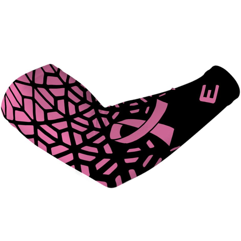 Pink Honeycomb Breast Cancer Arm Sleeve - Walmart.com