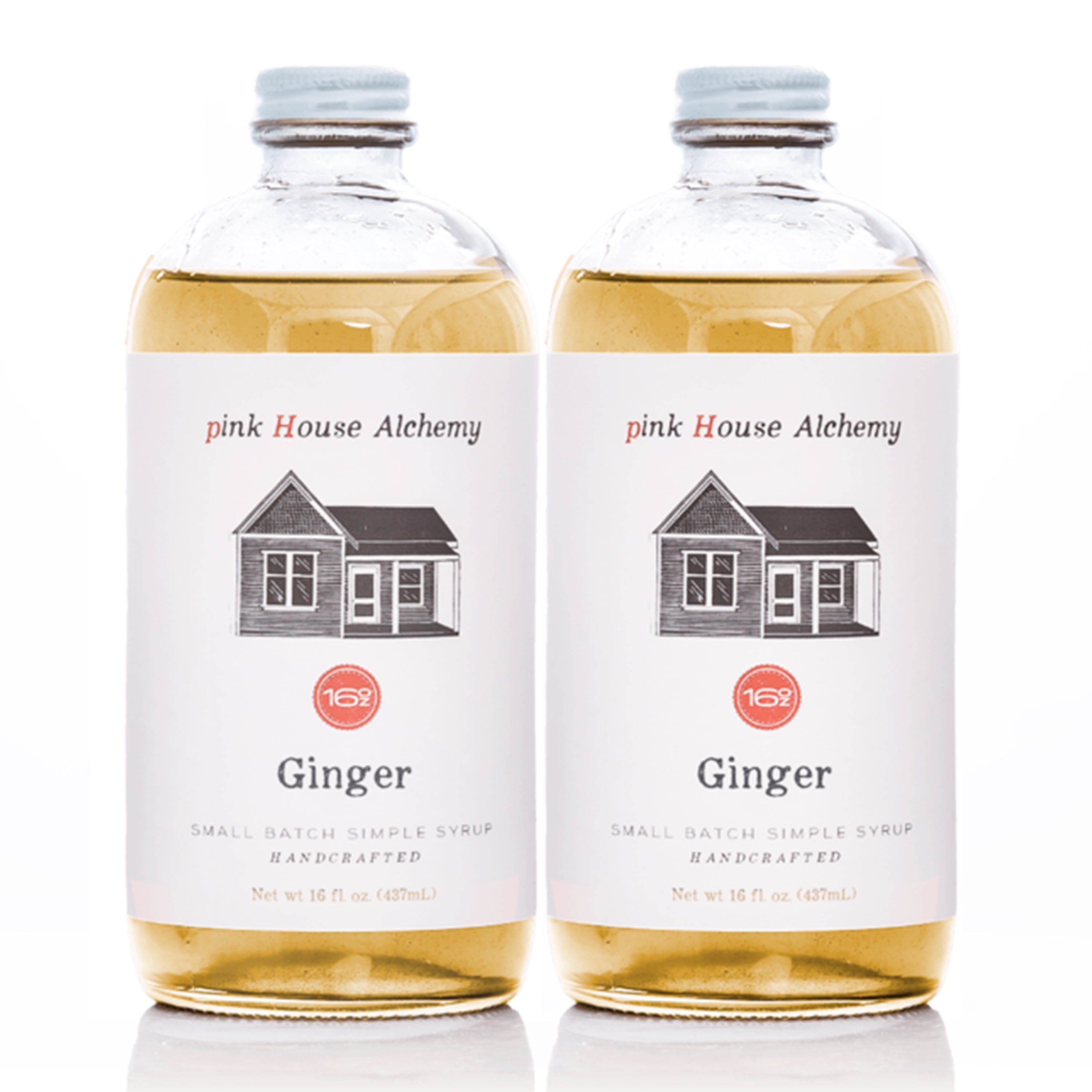 Pink House Alchemy Ginger Simple Syrup 2 pack of 16 oz (GS2) - Walmart.com