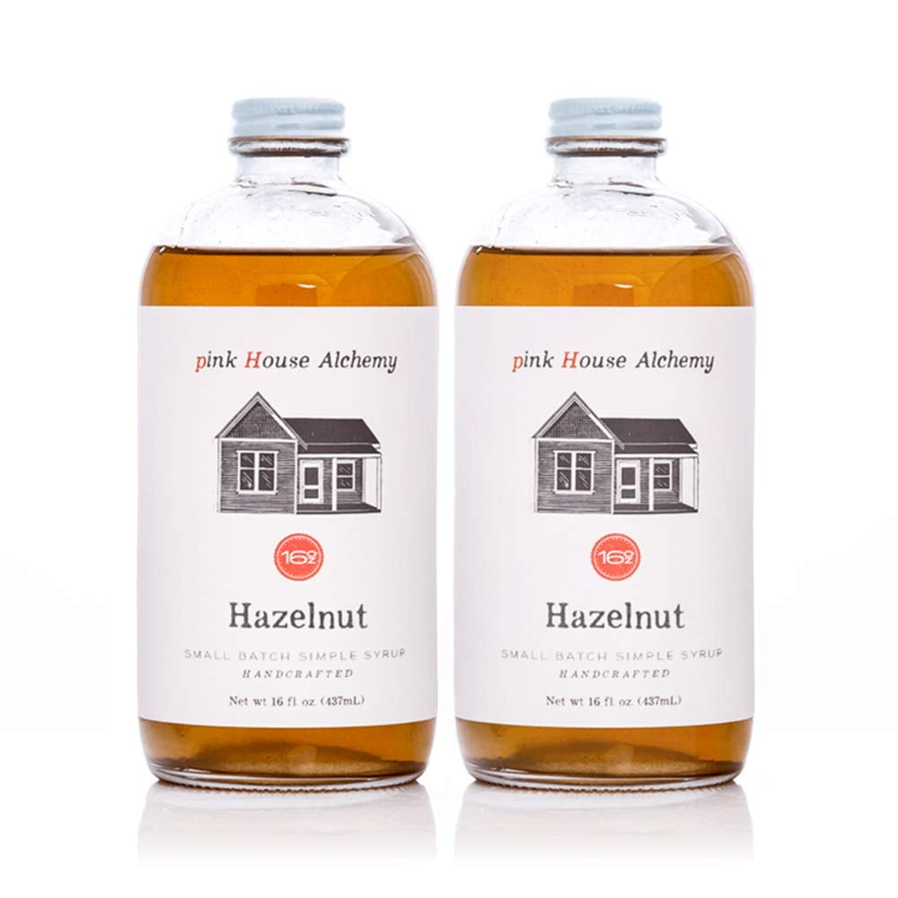 Pink House Alchemy Hazelnut Simple Syrup 2 pack of 16 oz (HNS2 ...