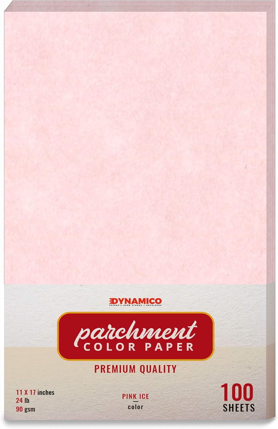 Pink Ice 11 x 17" Size Stationery Parchment Colored Regular Papers, Big ...