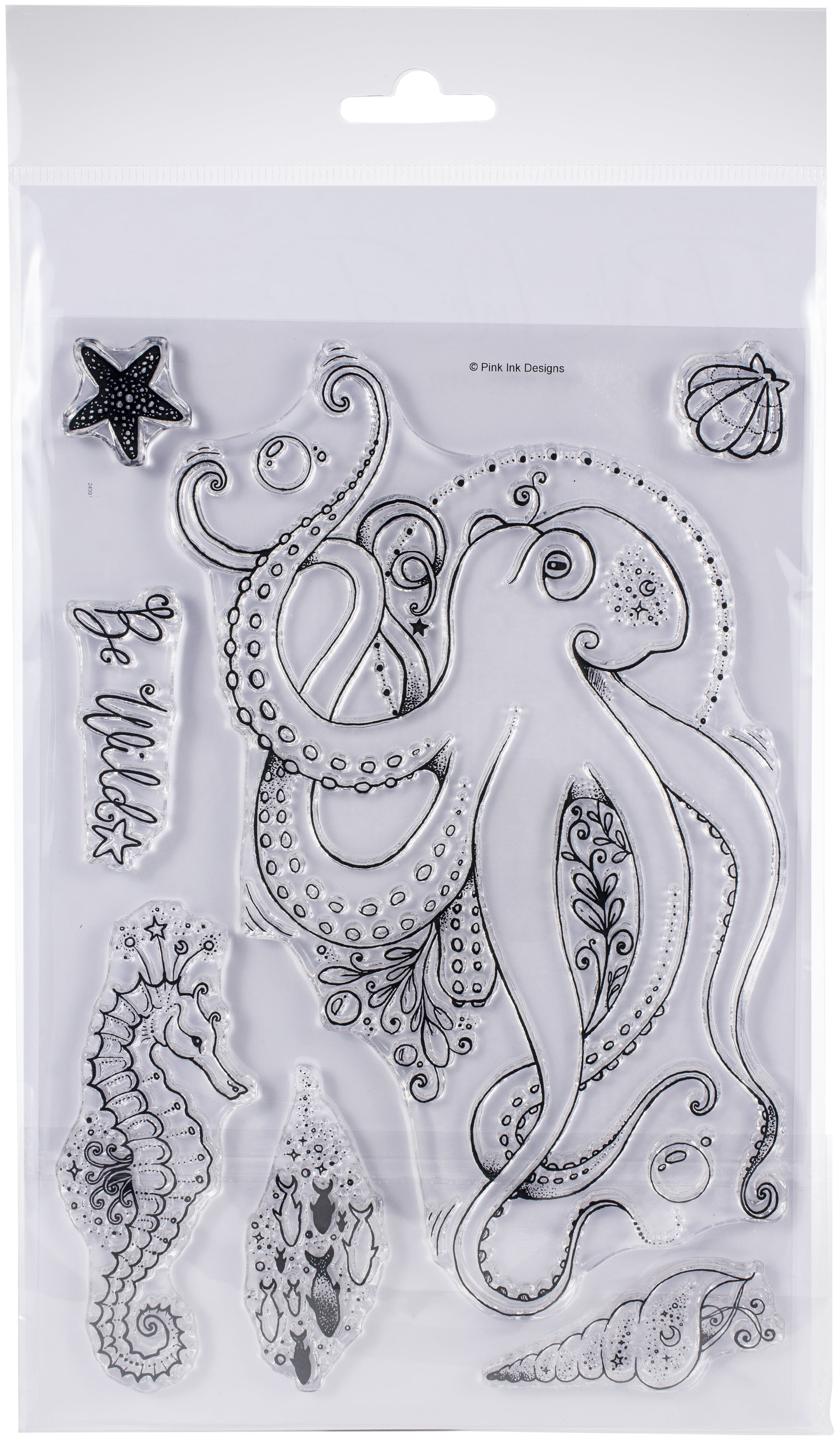 Pink Ink Designs A5 Clear Stamp Set -Pinky Inky - Walmart.com