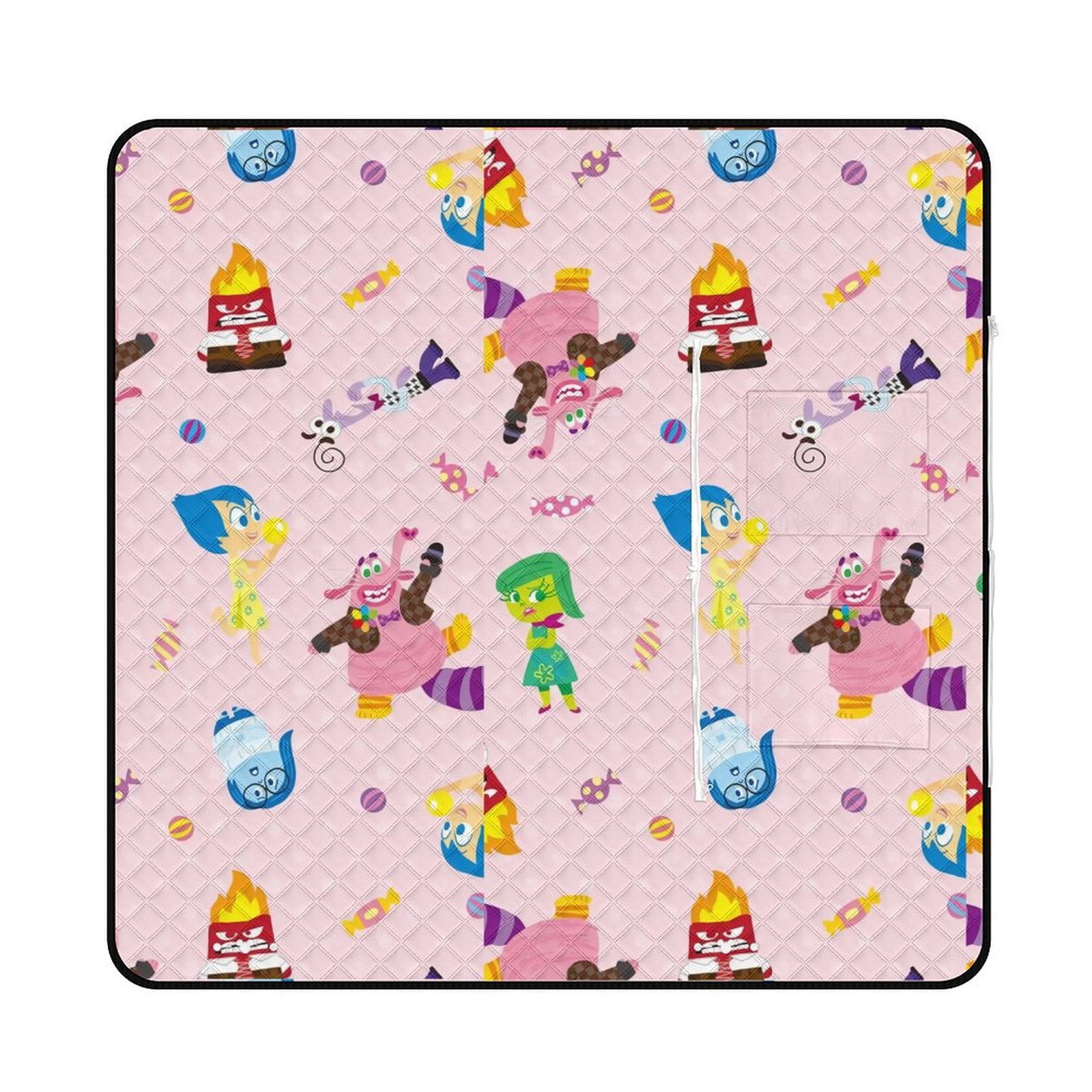 Pink Inside Out Picnic Blankets 59"x59" Extra Large Outdoor Blanket ...