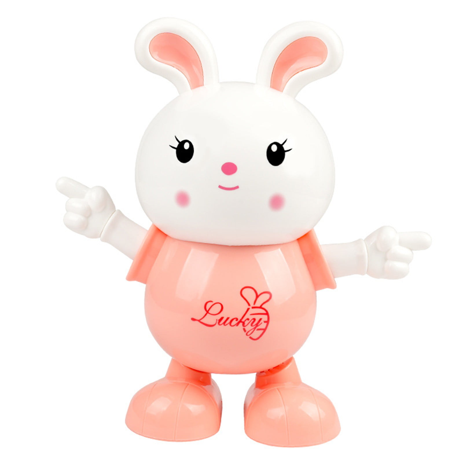 Pink Interactive Musical Dancing Toy For Toddlers With Led Lights Bump ...