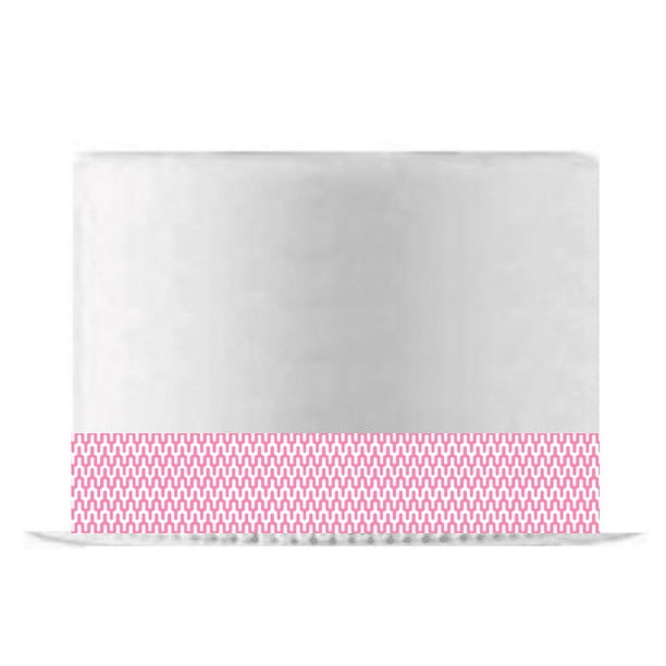 Pink Interlock Edible Cake Decoration Ribbon -6 Slim Strips - Walmart ...