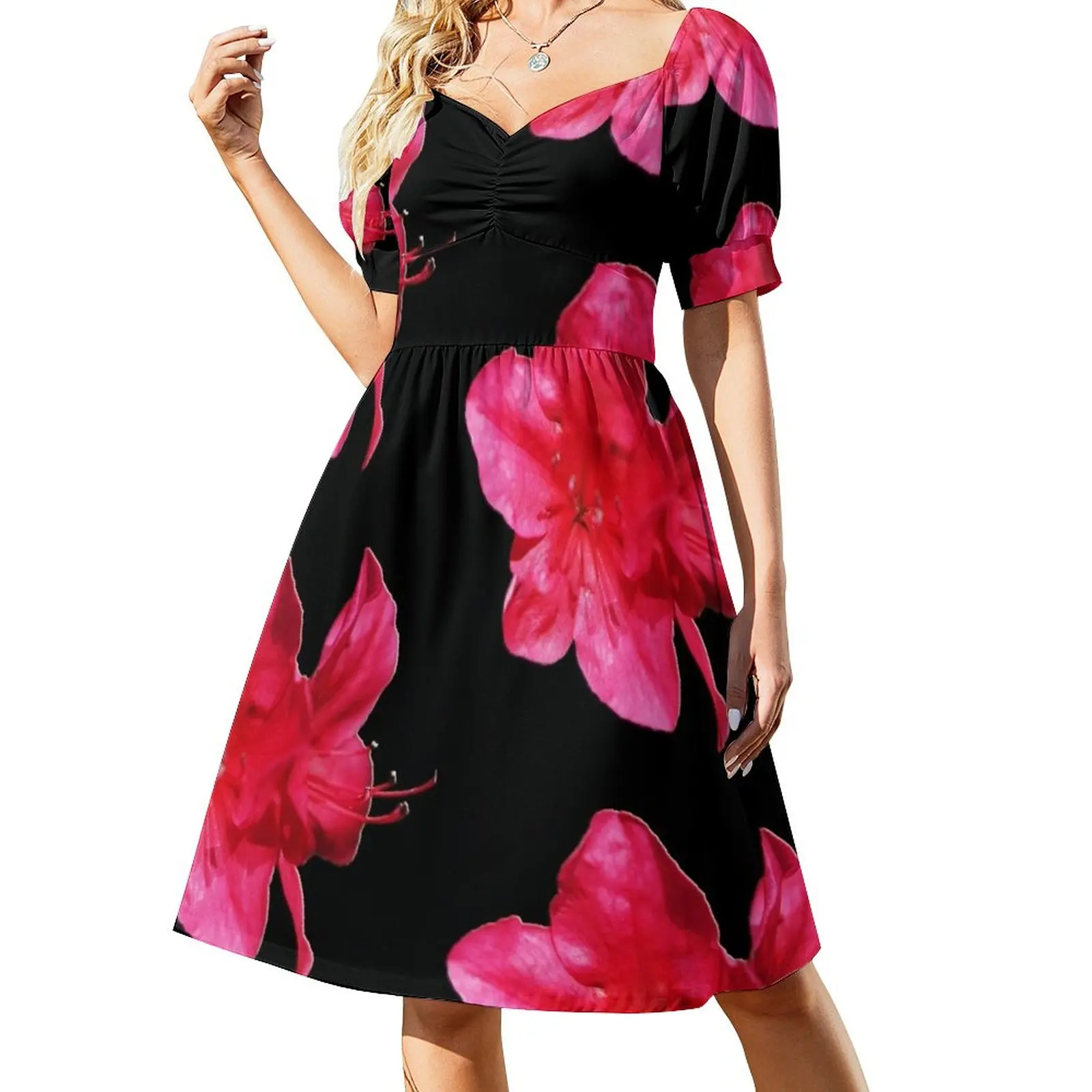 Pink Iris Sleeveless Dress Dress woman women's clothing summer 2024 ...