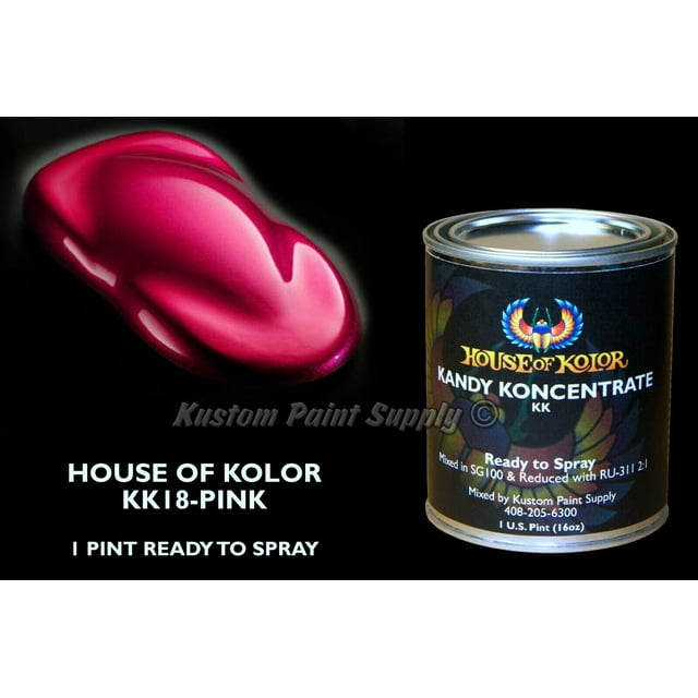 Pink Kandy KK18 House of Kolor 1 Pint Can Ready To Spray - Walmart.com