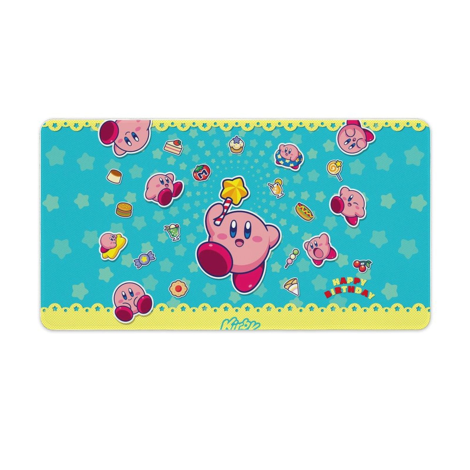 Pink Kirby Mouse Pad No-sliped Large Mousepad Extended Gaming Desk Mat ...