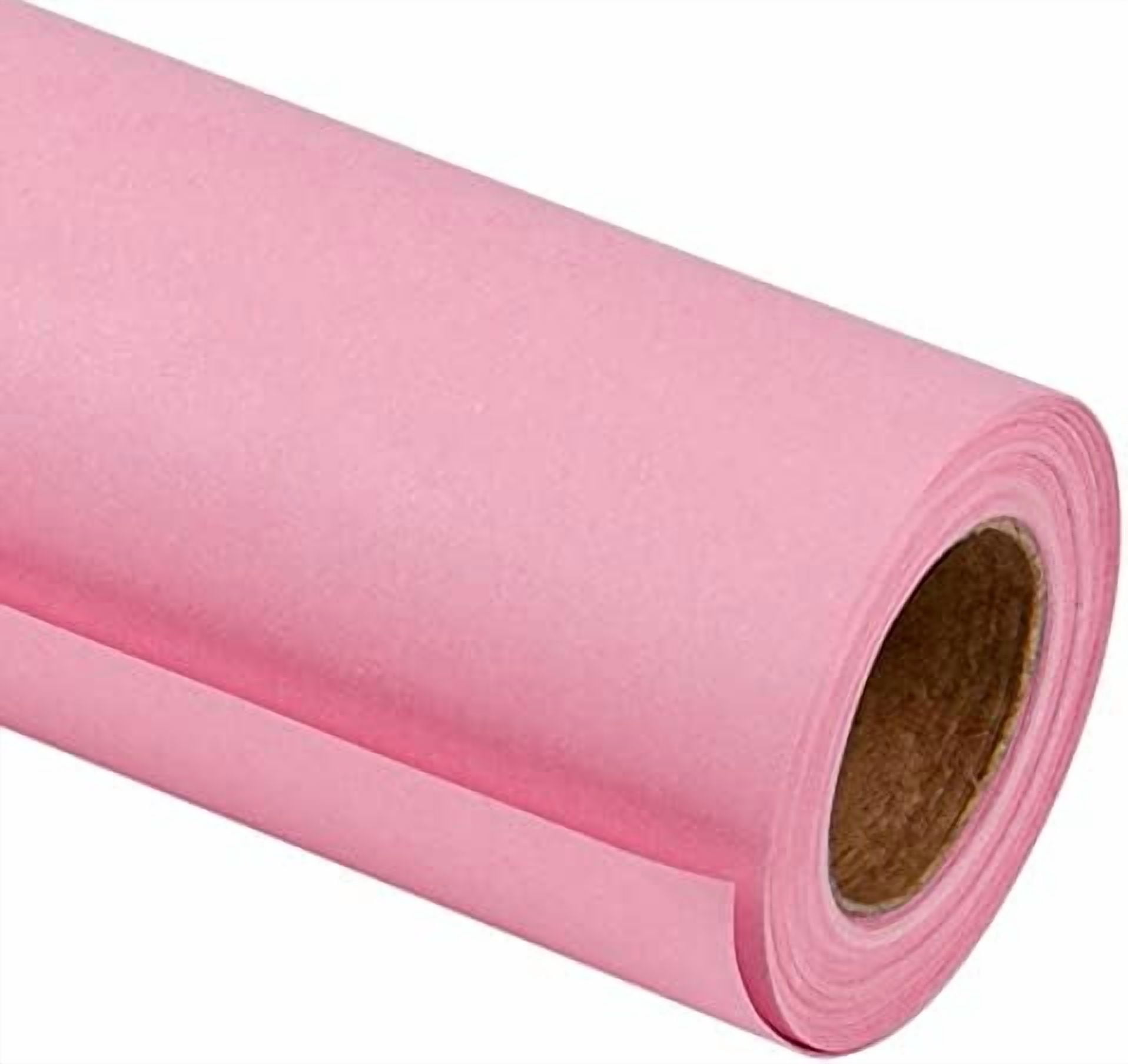 Pink Kraft Paper Roll - 18 inches x 100 feet - Recyclable Paper Perfect ...