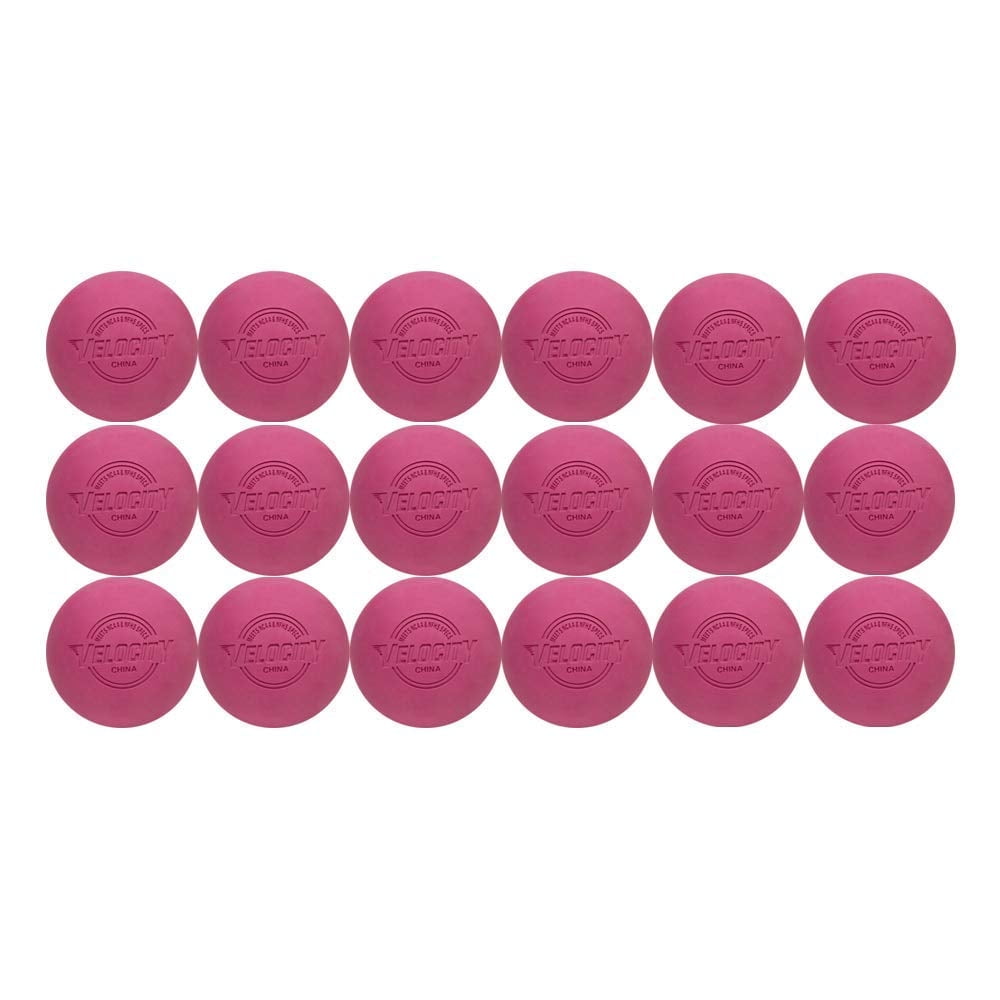 Velocity Lacrosse Balls – 18 Pack – Official Size, NFHS & College ...