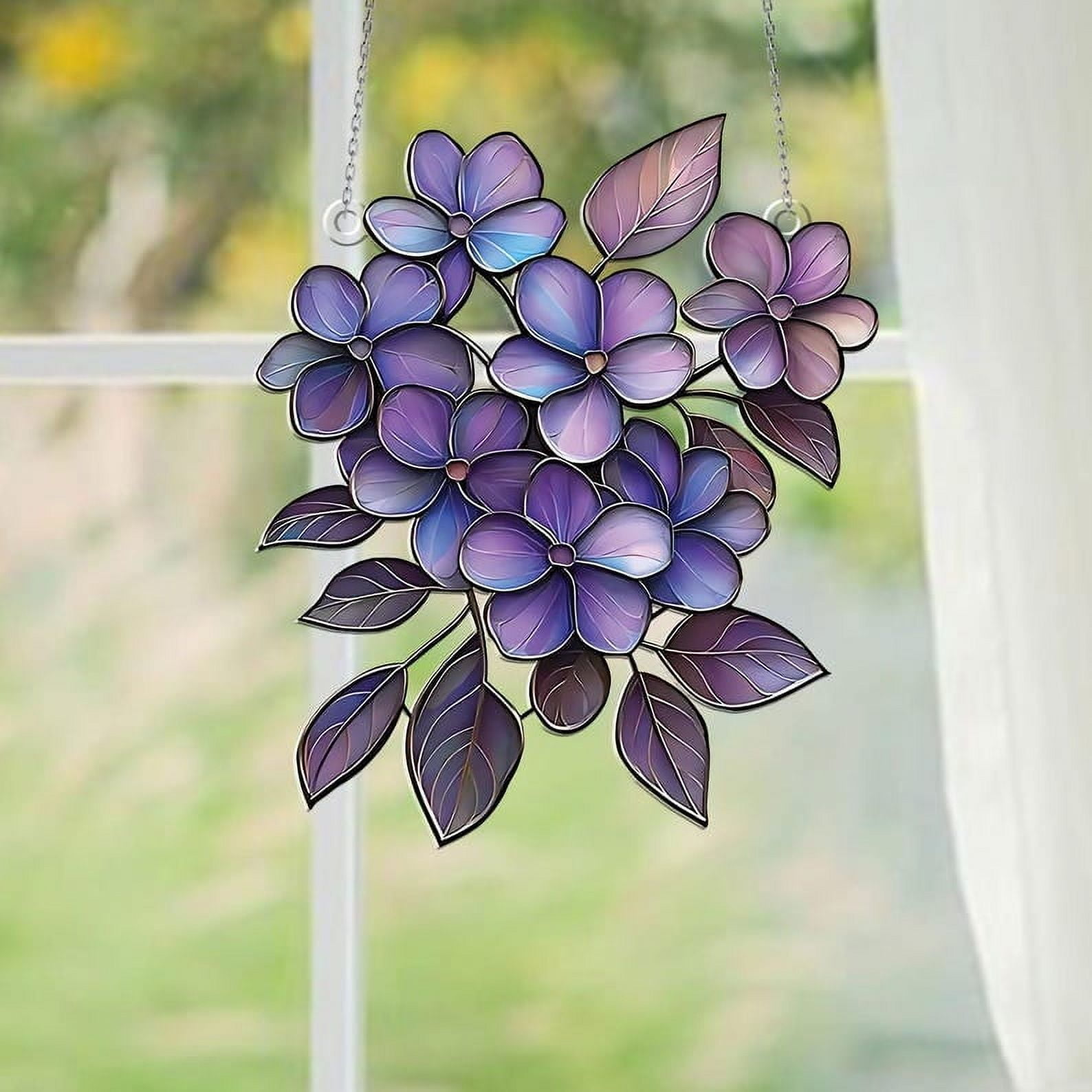 Pink Ladybug Window Hanging – Delightful Nature-Inspired Decor, Acrylic Window Hanging, Ladybug ...