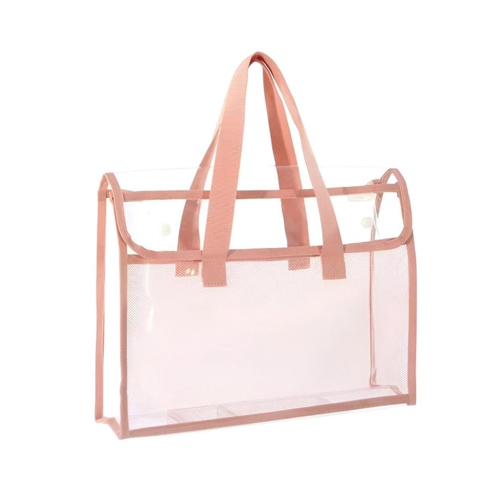 Pink Large Capacity Portable Tutoring Bag Elementary School Subject Bag ...