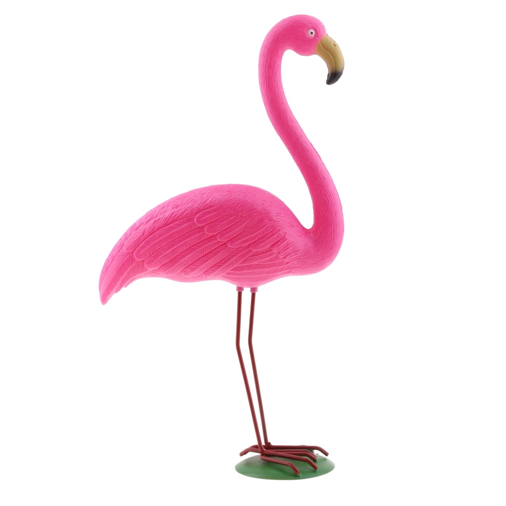 Pink Lawn Decorative Figure Flamingo Made of decor Ornaments - Walmart.com