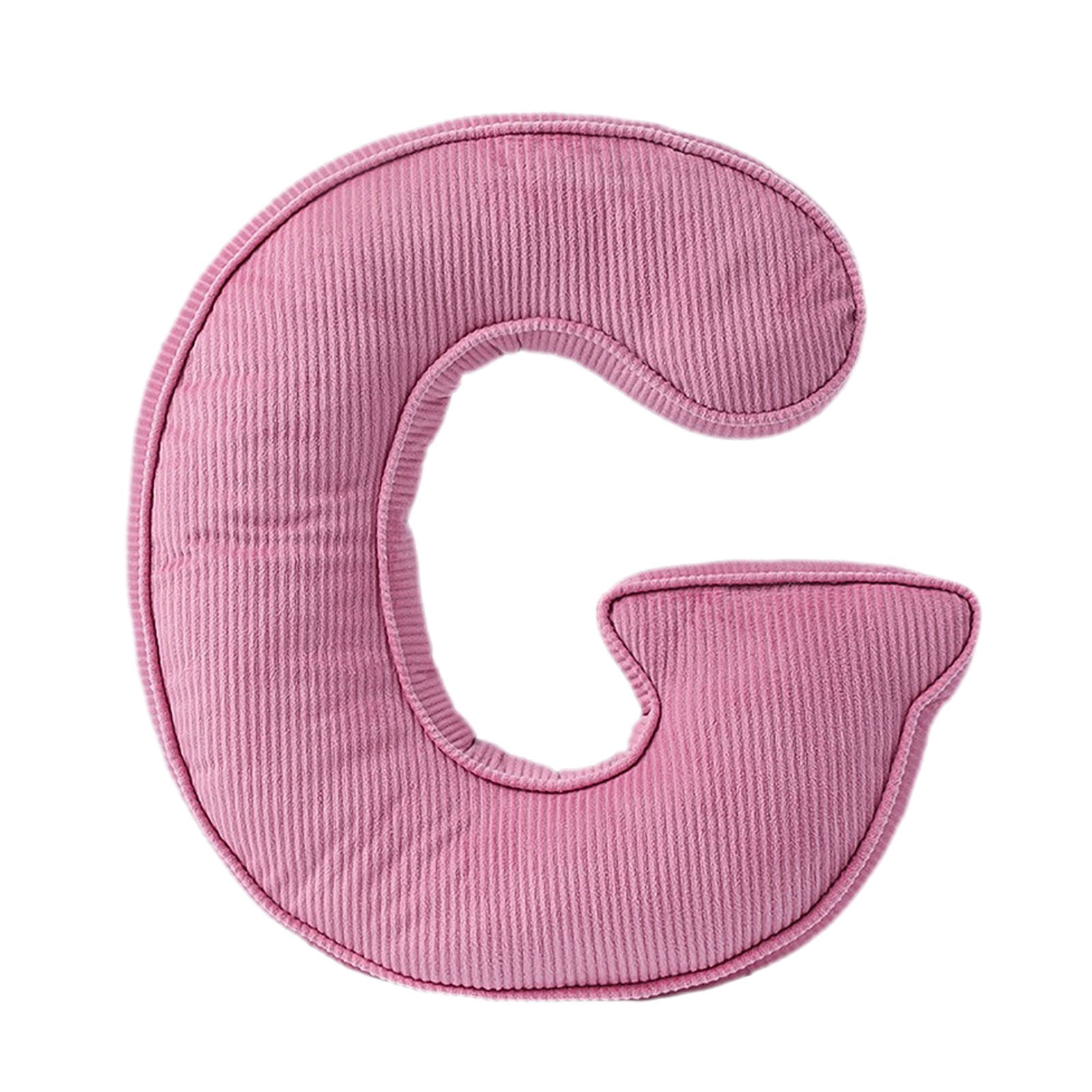 Pink Letter Plush Pillow, Letter Hugging Throw Pillows, Decorative ...
