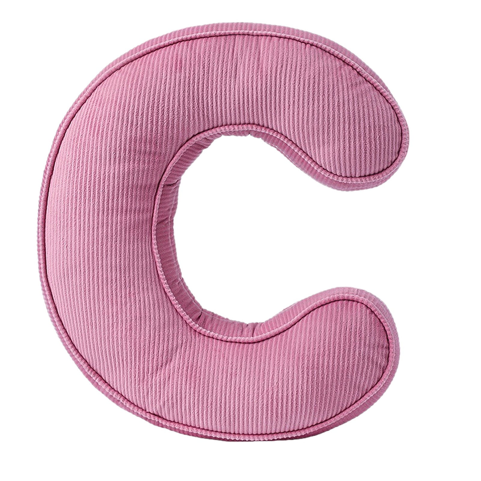 Pink Letter Plush Pillow Letter Hugging Throw Pillows Decorative ...