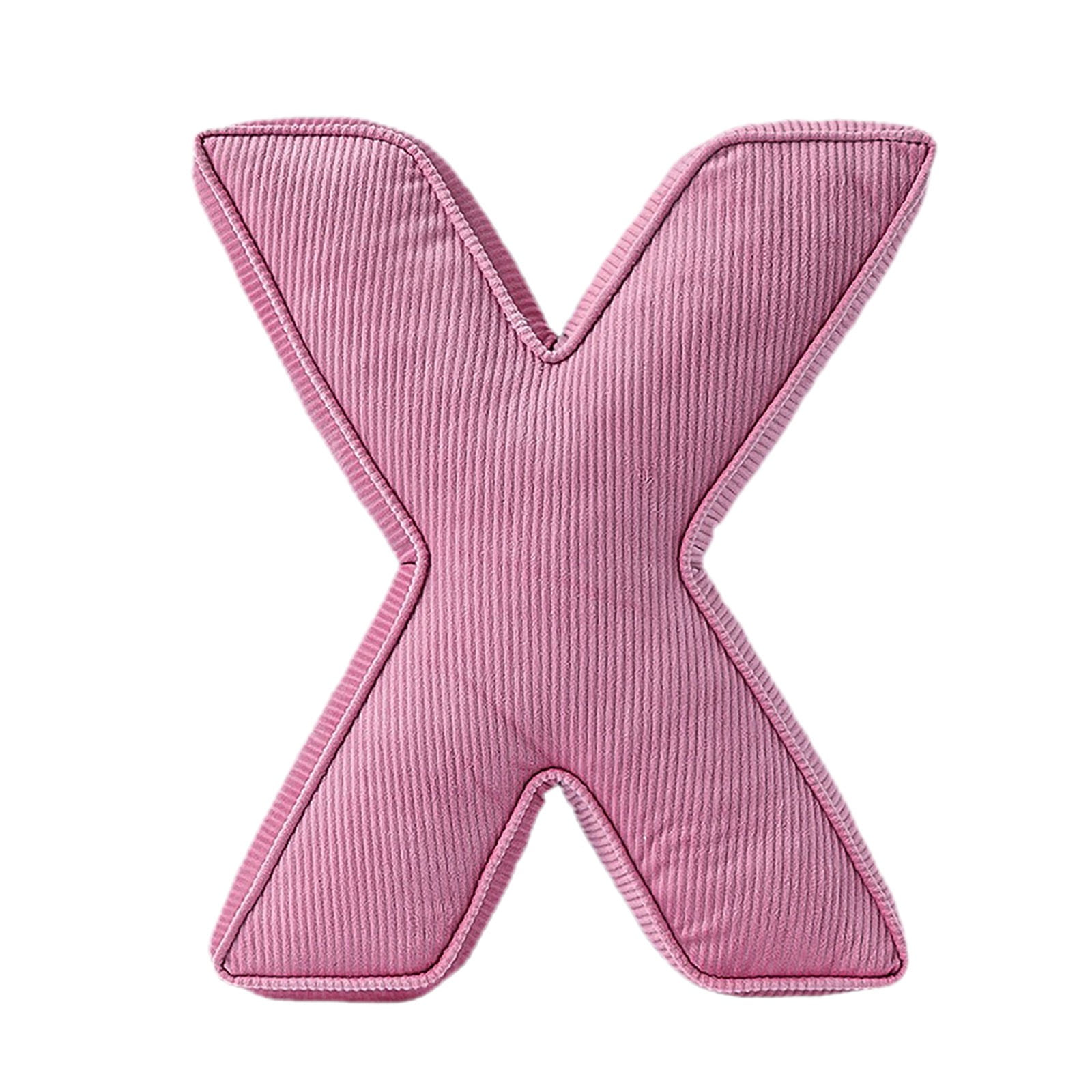 Pink Letter Plush Pillow, Letter Hugging Throw Pillows, Decorative ...