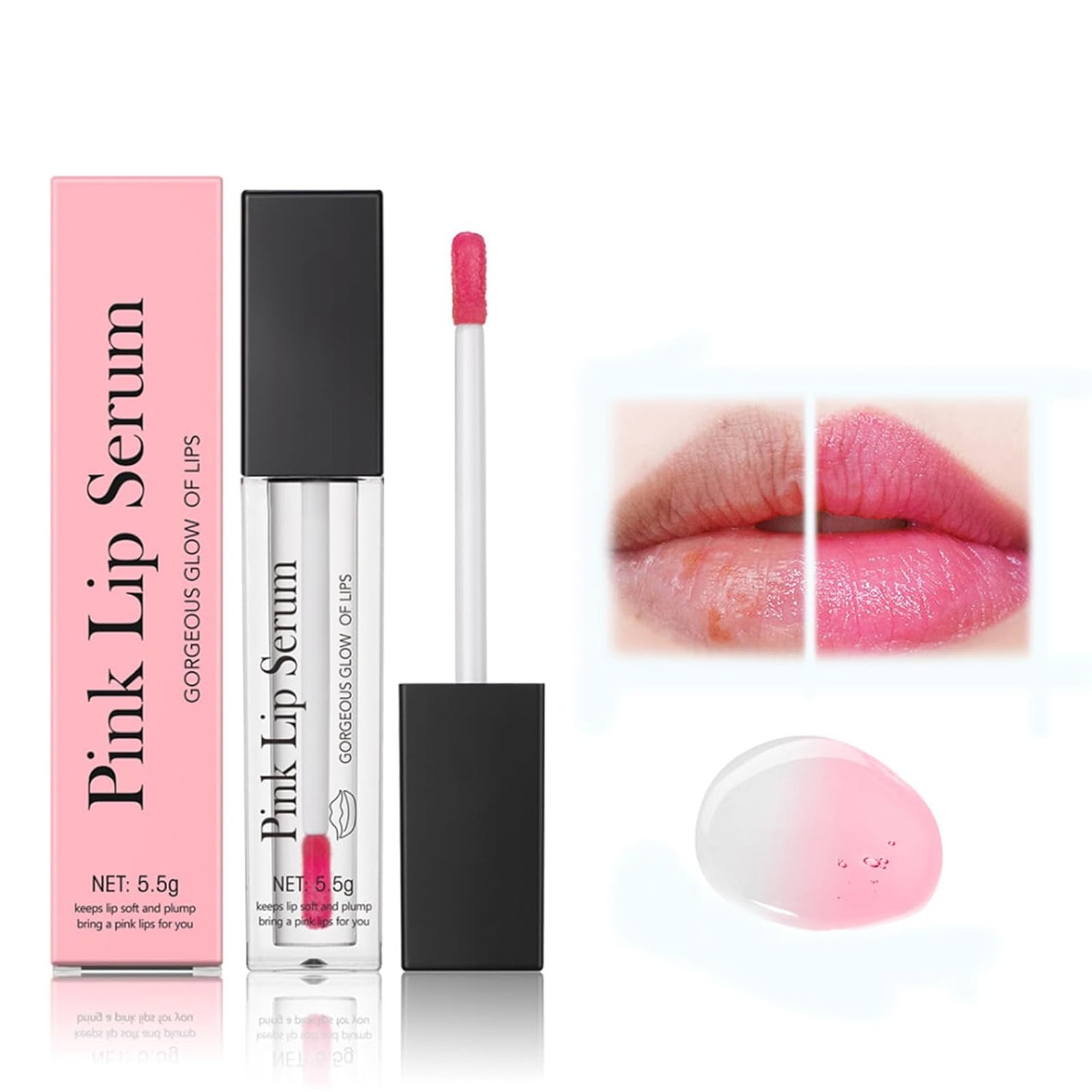 Pink Lip Serum, Magic Color Changing Lip Gloss, Pink Magic Lipstick ...