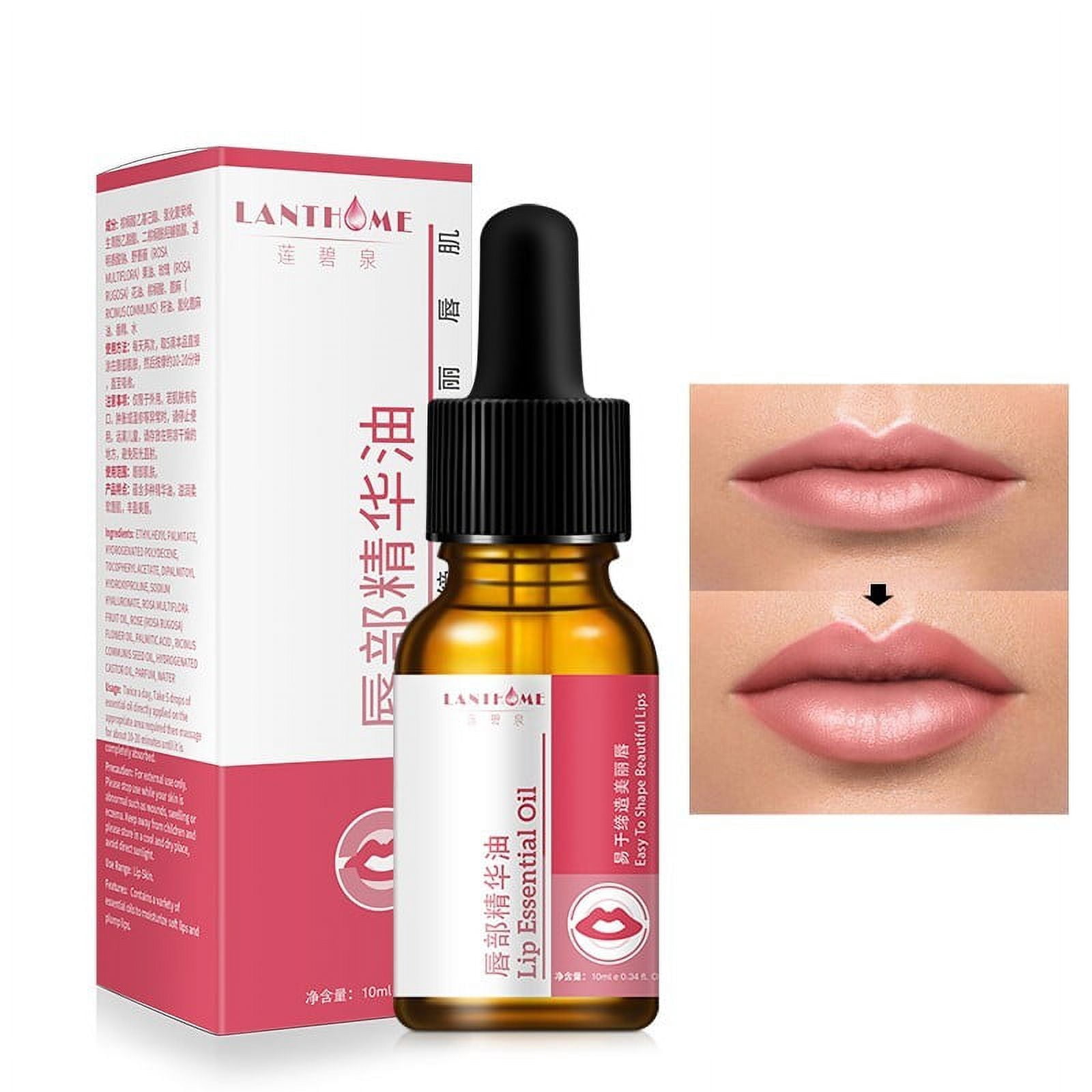 Pink Liquid Essential oil For Women, Nourish Liquid Cosmetics Gloss Lip ...