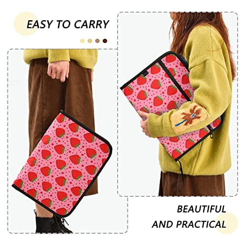 Pink Llama Expanding File Folders 13 Pocket Accordion File Organizer ...