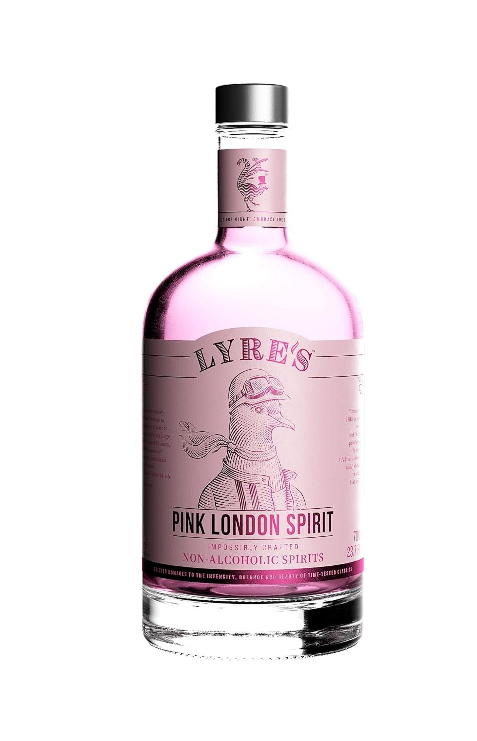Pink London - Non-Alcoholic Spirit | Pink Gin Style | Premium | 23.7 Fl ...