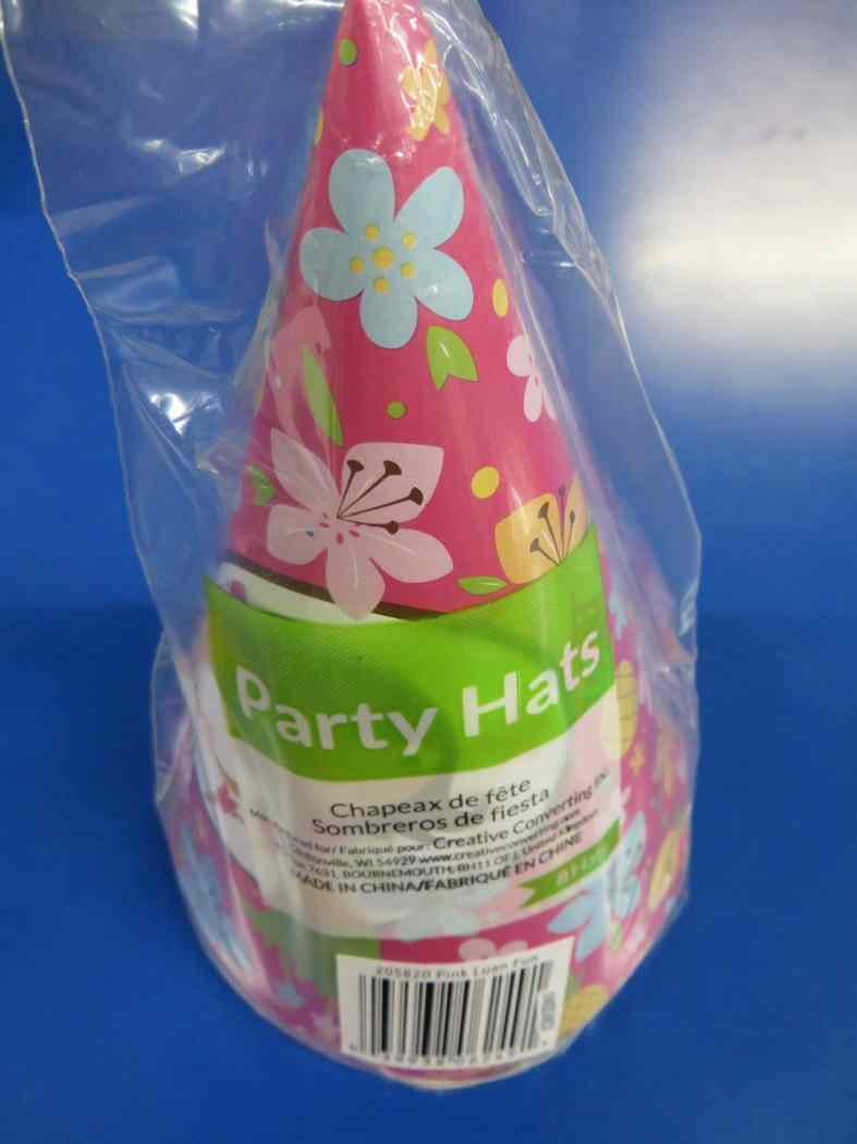 Pink Luau Fun Hula Girl Hibiscus Hawaiian Beach Theme Party Favor Cone ...