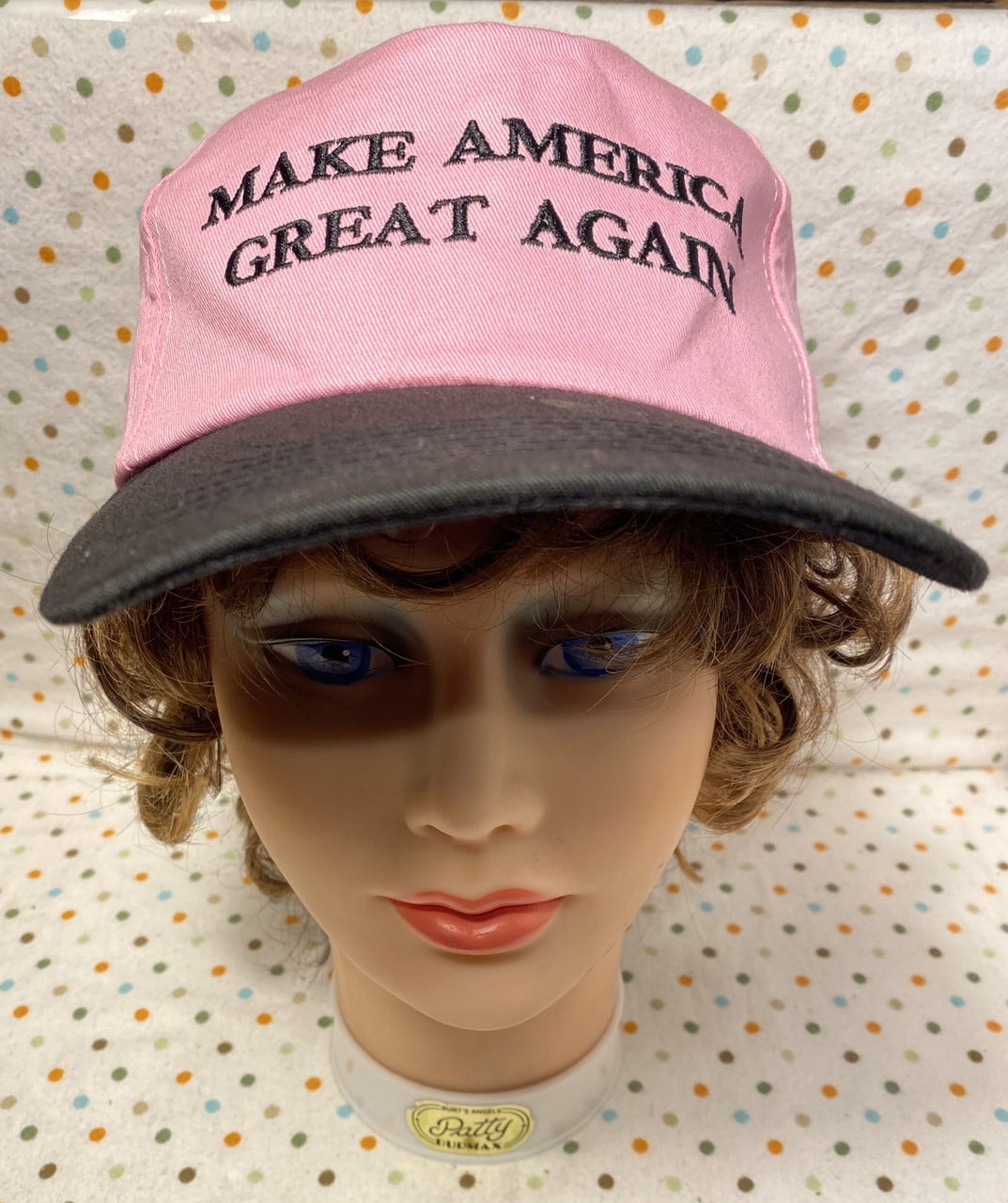 Pink MAGA Make America Great Again Adjustable Cap Hat American Flag ...