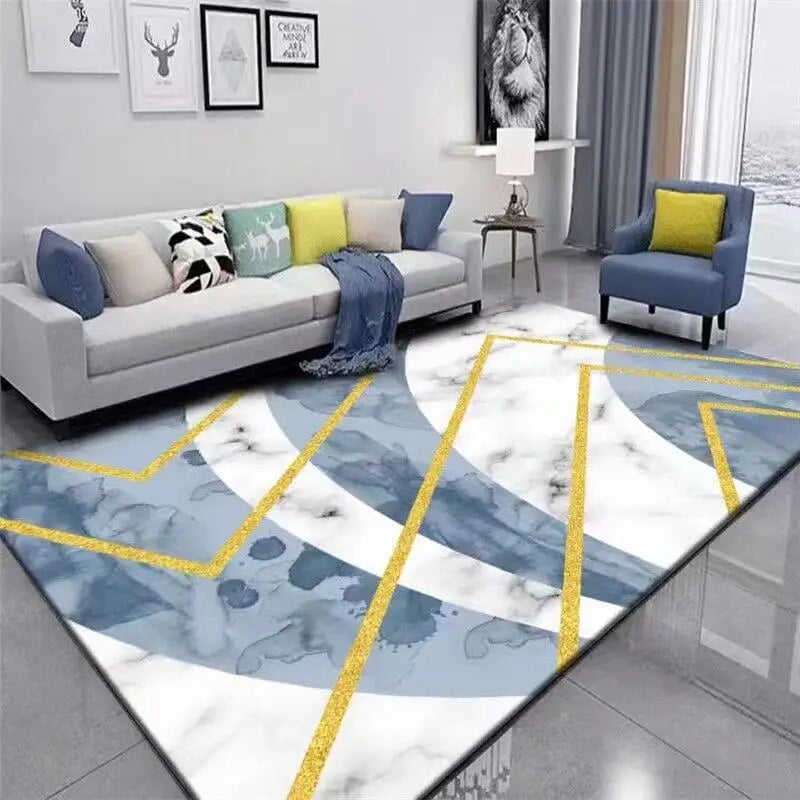 Pink Maiden Room Carpet Living Room Sofa Coffee Table Abstract Gradient ...