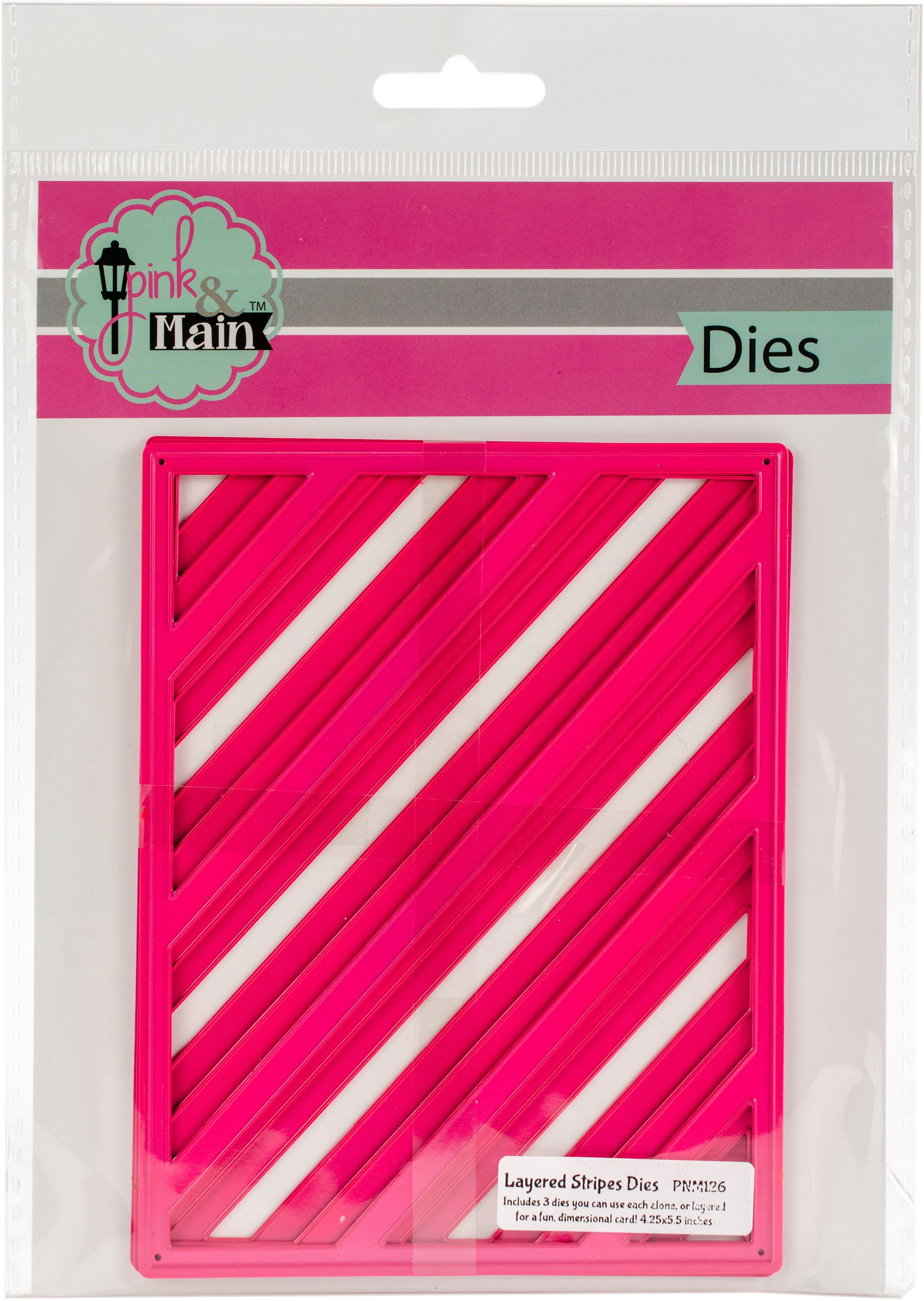 Pink & Main Dies-Layered Stripes - Walmart.com